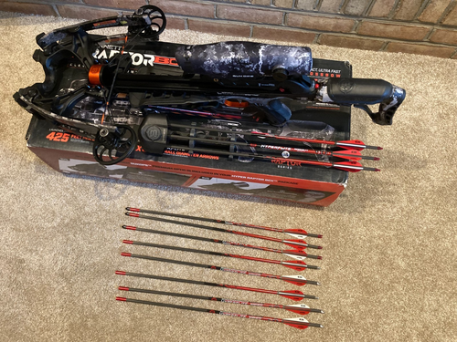 Barnett Hyper Raptor BCX Crossbow Package With Buk Ops Rangefinding ...