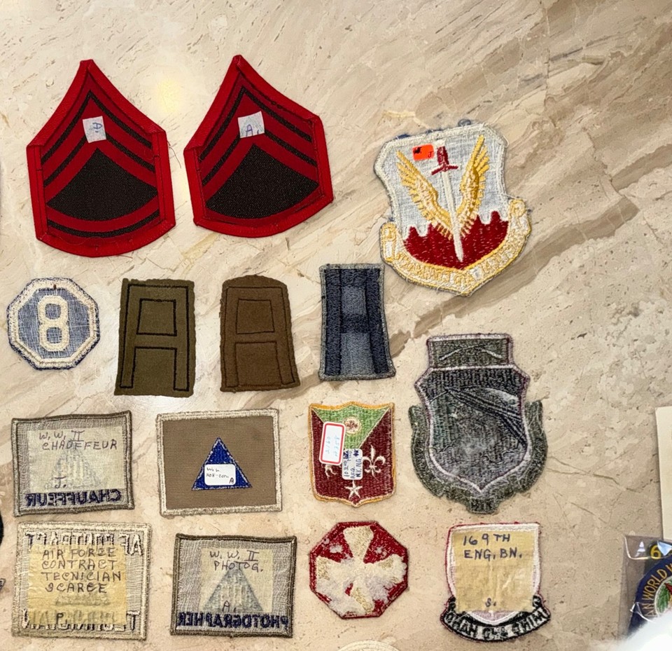 DEALER’S LOT GROUP WWII & Cold War US Army AAF USMC USAF Patches ...