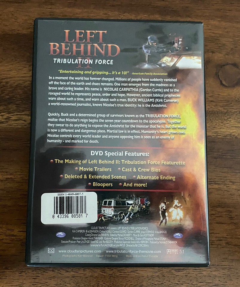 Left Behind II: Tribulation Force (DVD, 2004) FREE SHIPPING 43396085817 ...