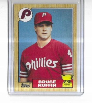 1987 Topps #499 Bruce Ruffin Philadelphia Phillies | eBay