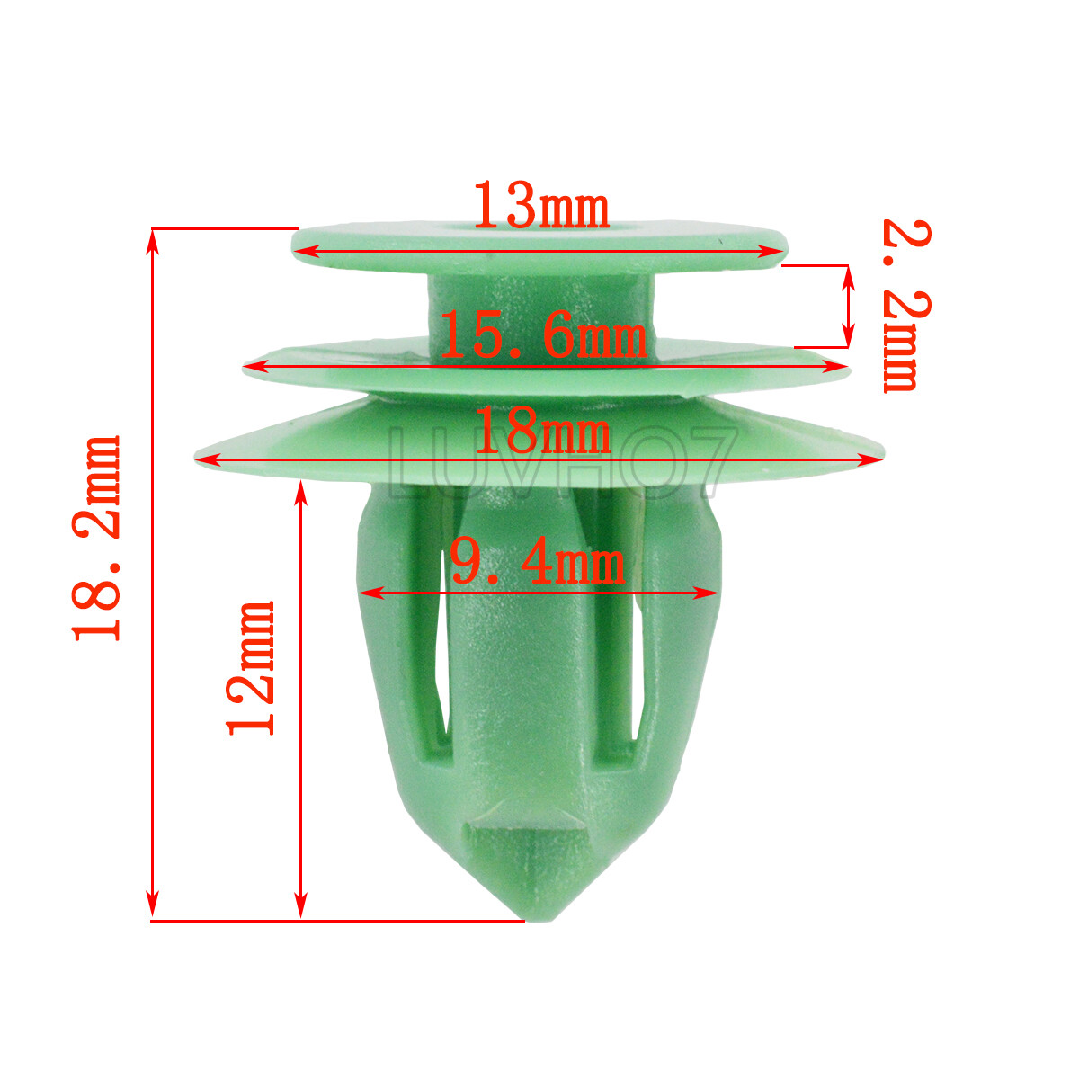 50pcs Door Panel Interior Trim Retainer Fasteners Clip For Honda 91560 ...