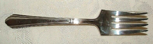 Vintage 1933 3 SALAD FORKS Wilshire Pattern International Silverplate ...