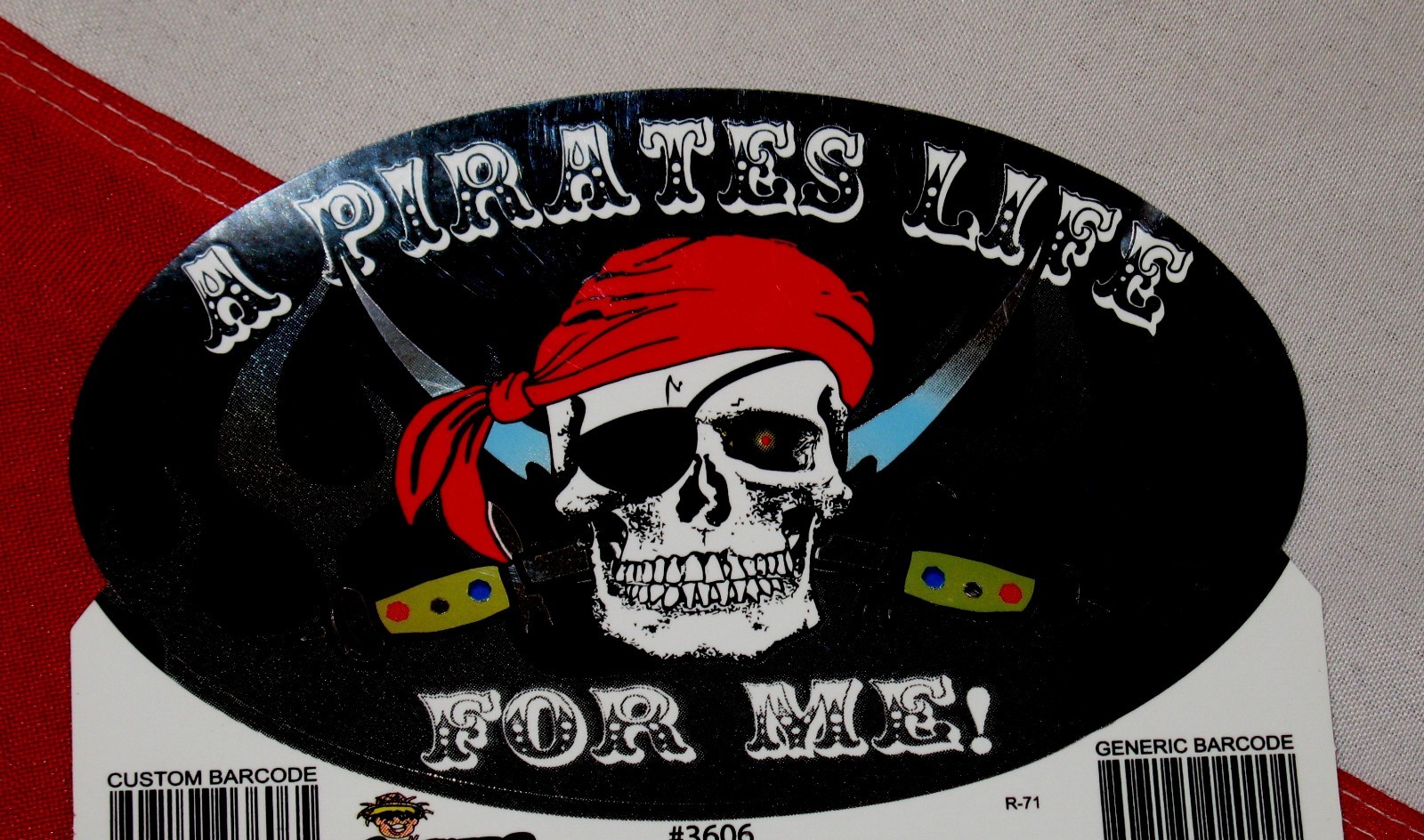 Pirate Stickers novelty fun dive gear Scuba equipment snorkeling ...