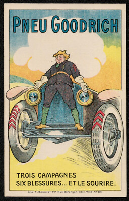 Automobile. Louis Maitrejean. Pneu Goodrich. Vers 1910. | eBay