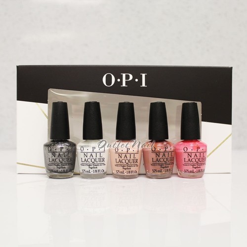 OPI MINI Nail Lacquer Set 5 piece - TREND ON TEN Nudes Shades Bright ...