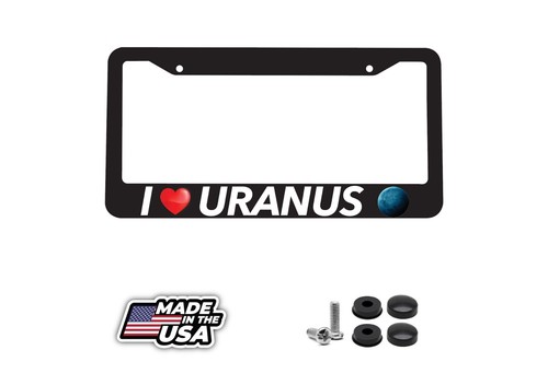 I Love Uranus Planets Galaxy Funny JDM Sci-fi Nasa Car License Plate ...