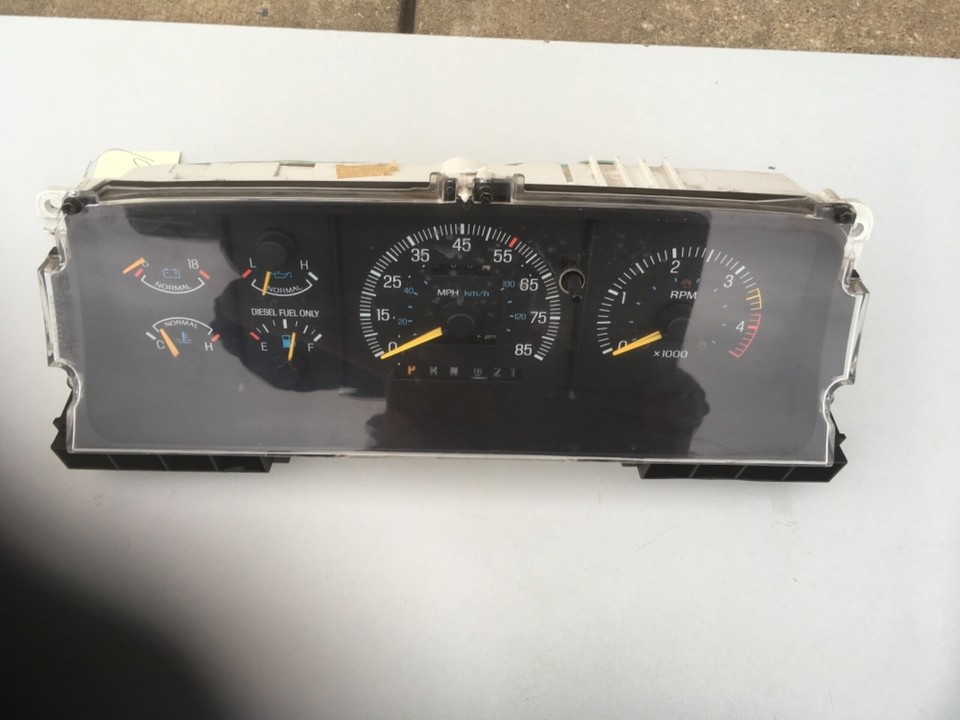 87-91 Ford F-250 F350 Diesel Speedometer cluster . | eBay