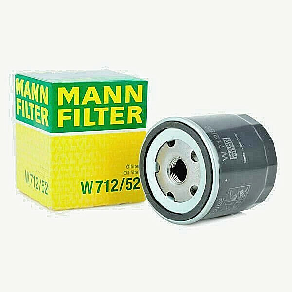 MANN FILTER W712/52 ÖLFILTER SCHRAUBFILTER PATRONE VW Audi Skoda Seat ...