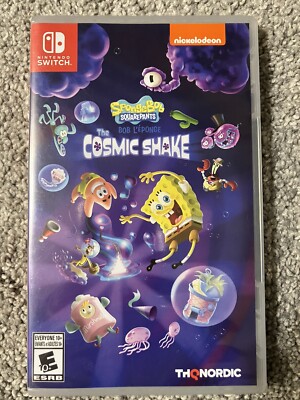 Spongebob Squarepants: The Cosmic Shake Nintendo Switch Sealed ...