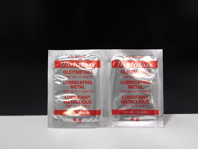 Metaflux 70-8508 Gleitmetall Metal Lubricating Paste 4 gram packet ...