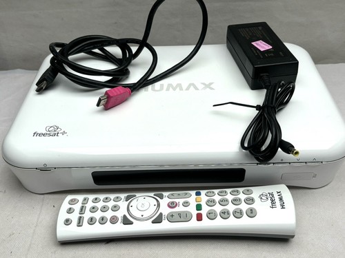 HUMAX HDR-1010S WHITE 1TB HD TWIN TUNER FREESAT RECORDER REMOTE HARD ...
