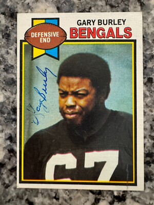 Gary Burley Signed CINCINNATI BENGALS Card 1979 Topps | eBay