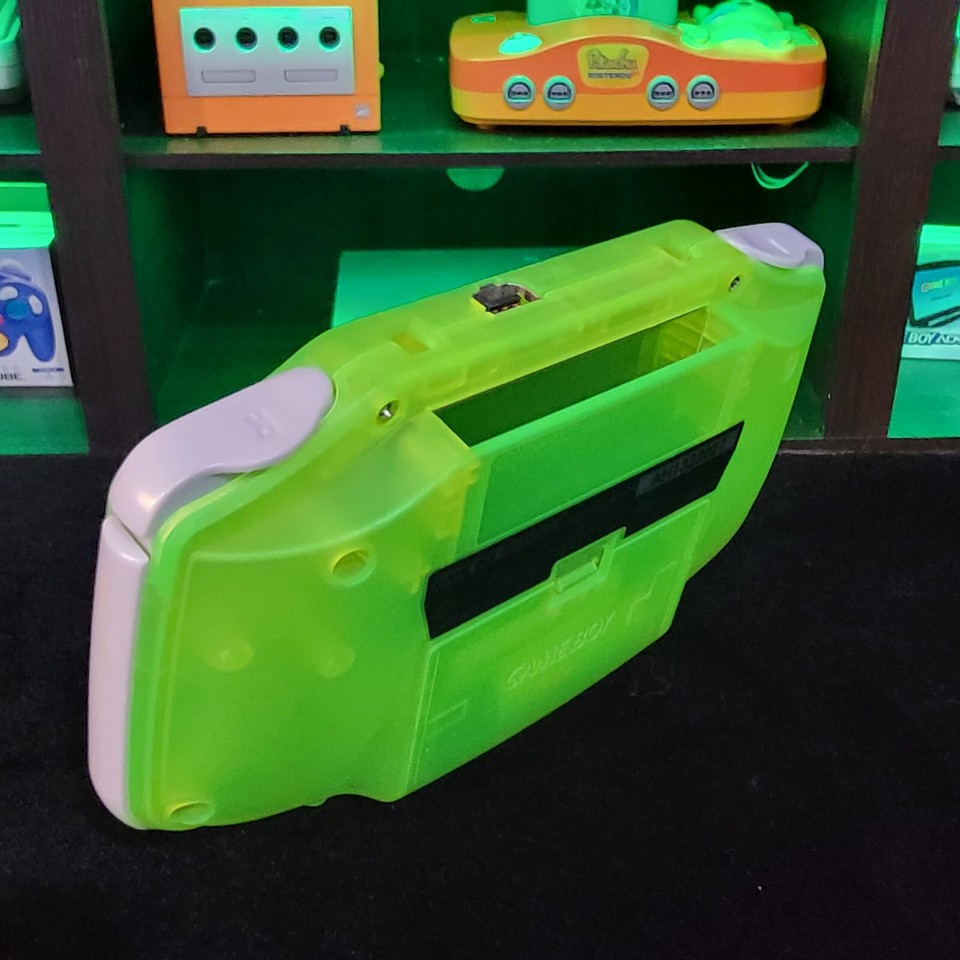 Lime Green Game Boy Advance GBA Console with iPS V5 Backlit LCD Console ...