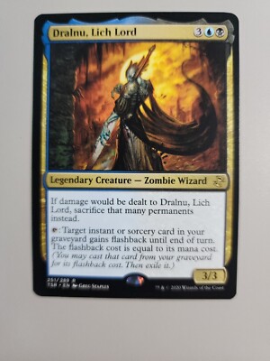 MTG Dralnu, Lich Lord Time Spiral Remastered 251/289 Regular Rare | eBay
