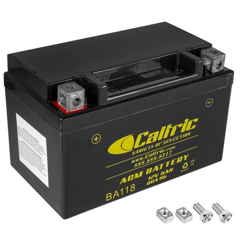 AGM Battery 26012-0882 26012-0989 for Kawasaki / 12V 6Ah CCA 95 / YTX7A ...