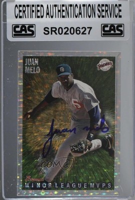 CAS Certified 1995 Bowman Juan Melo #237 Sealed Auto Rookie RC | eBay