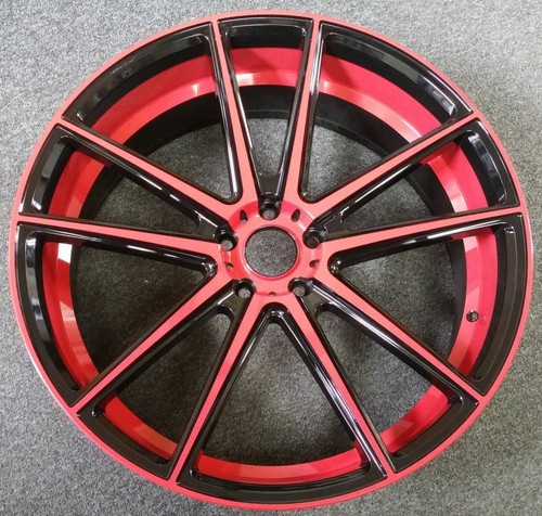 22x9 Marquee M3197 5x114.3 Black and Red Custom Wheels +35mm 73.1CB | eBay