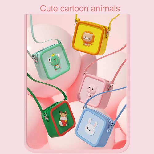 Silicone Kids Camera Bag Cute Cartoon Animal Decoration Large Capacity ...