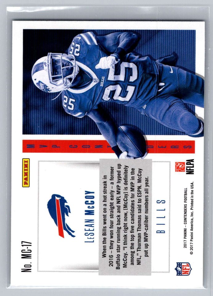 2017 Panini Contenders #MC-17 LeSean McCoy MVP Contenders | eBay