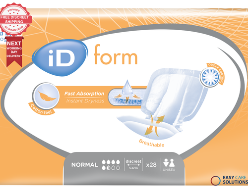 iD Form Normal - Size 1 - Incontinence Pads - Pack of 28 | eBay