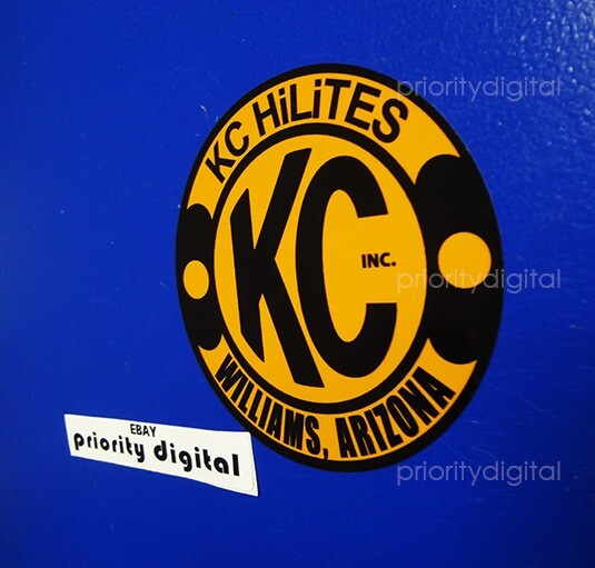 KC Hilites Decal 70s style sticker Baja Sponsor Logo Racing Rally ...
