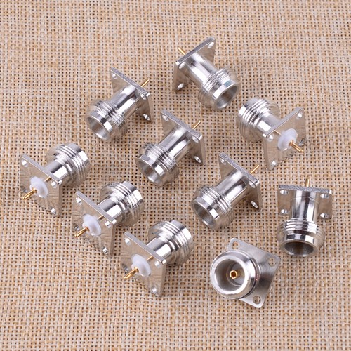 Connecteur Monture RF Femelle 4 Trous Panneau Châssis Jack Souder N ...