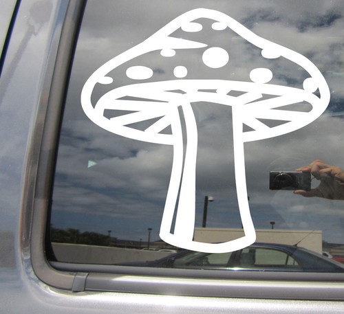 Hippie Mushroom - Hippy Funky Car Laptop Bumper Window Vinyl Decal ...