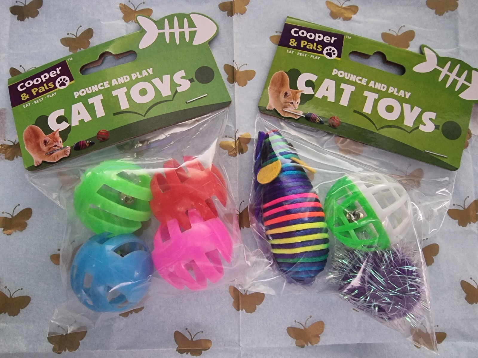 Cooper and pals pounce and play cat toys | eBay UK