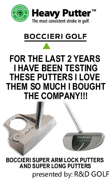 NEW LH B3-M BOCCIERI GOLF LONG PUTTER FOR 48"+ LONG PUTTERS HEEL SHAFT ...