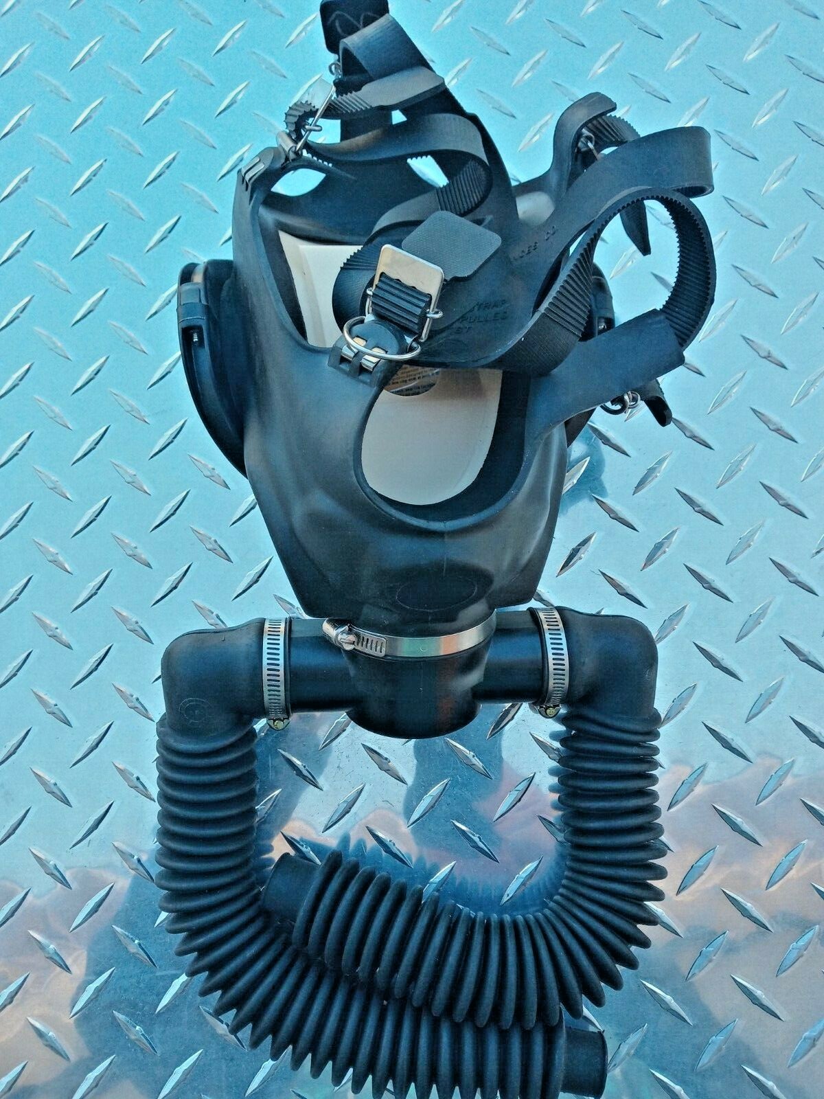 MSA Ultravue Gas Mask/Oxygen Breathing Facepiece OBA-4 Mask and ...