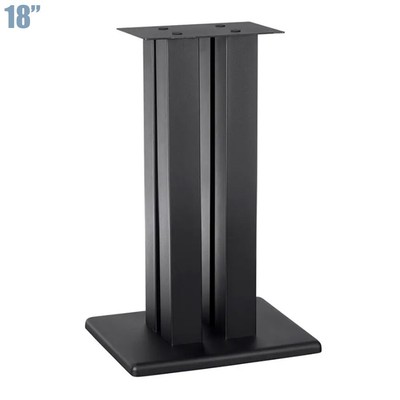 18" Speaker Stand Platform Durable Steel Design with Adjustable Spikes ...