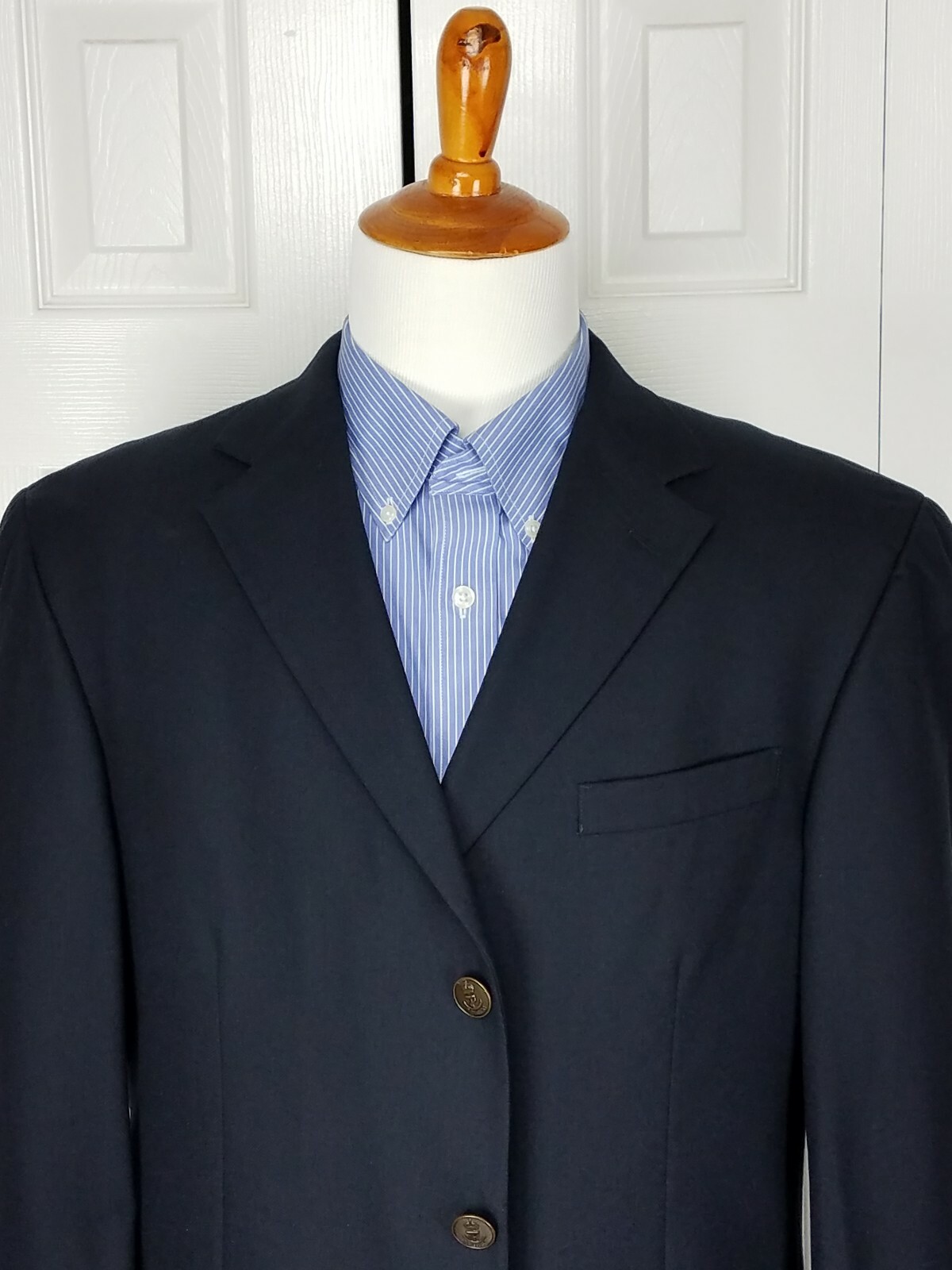 NAUTICA Mens Navy Blue Sports Coat Blazer Jacket Size 43R | eBay