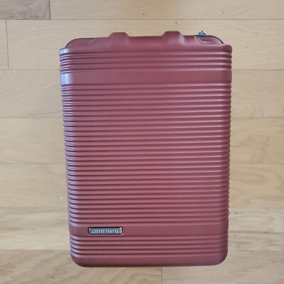 Travel Select Red Jaylen 20" Hard Spinner Carry On Luggage Suitcase USB ...