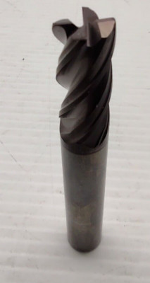 Kyocera SGS 46861 Solid Carbide 12mm Endmill Tools 4 Flute Single End ...