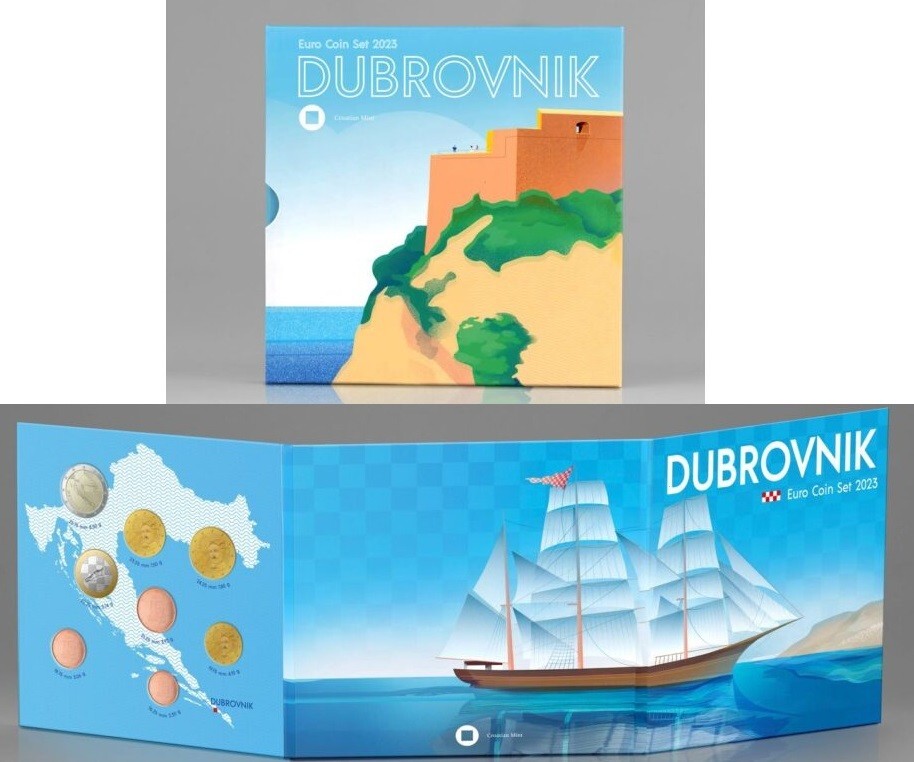 Croatia Mint set 2023 Uncirculated Coin Set GEM BU in OGP 1 cent - 2 ...