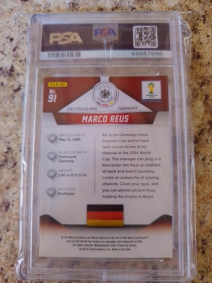 2014 Panini Prizm World Cup - Marco Reus #91 | eBay