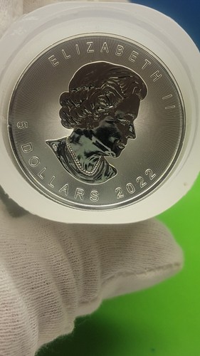 2022 SILVER CANADIAN MAPLE LEAF 1 OZ SILVER BULLION COIN CHOICE ...