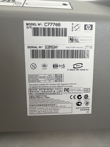 HP DesignJet 500ps Plotter 42" Roll Color Printer Wide Inkjet USB ...