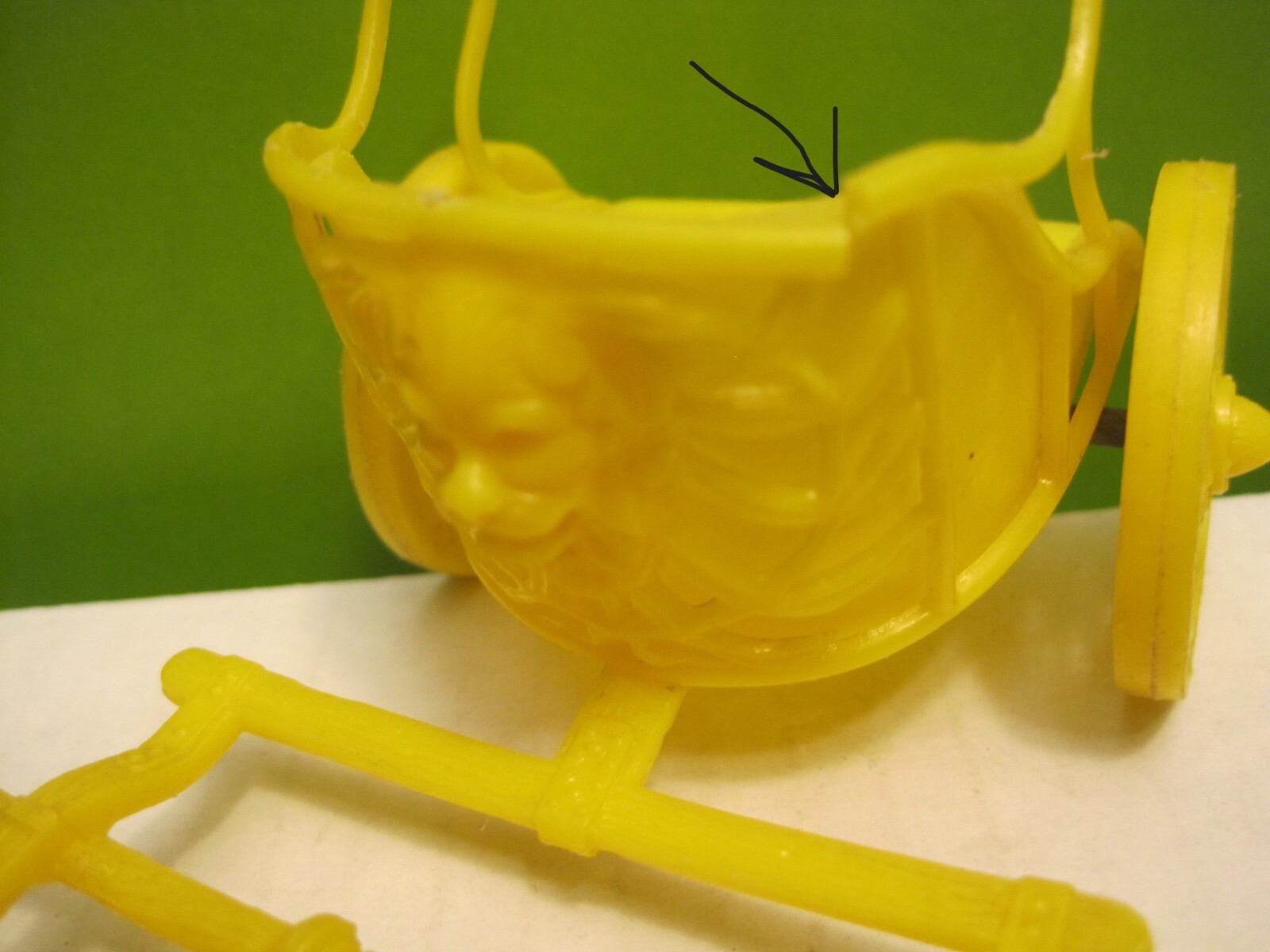 MARX BEN HUR PLAYSET ROMAN CHARIOT CREAM HORSE TAN DRIVER PLASTIC TOY ...