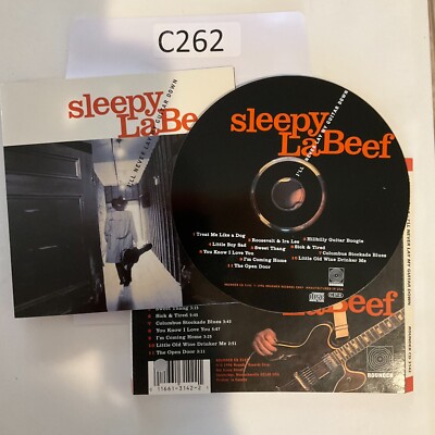 Sleepy LaBeef : I'll Never Lay My Guitar Down CD 1996 No Case No ...