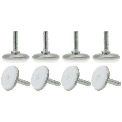M6 x 20 x 28mm Leveling Feet Adjustable Leveler for Hotel Table Sofa ...