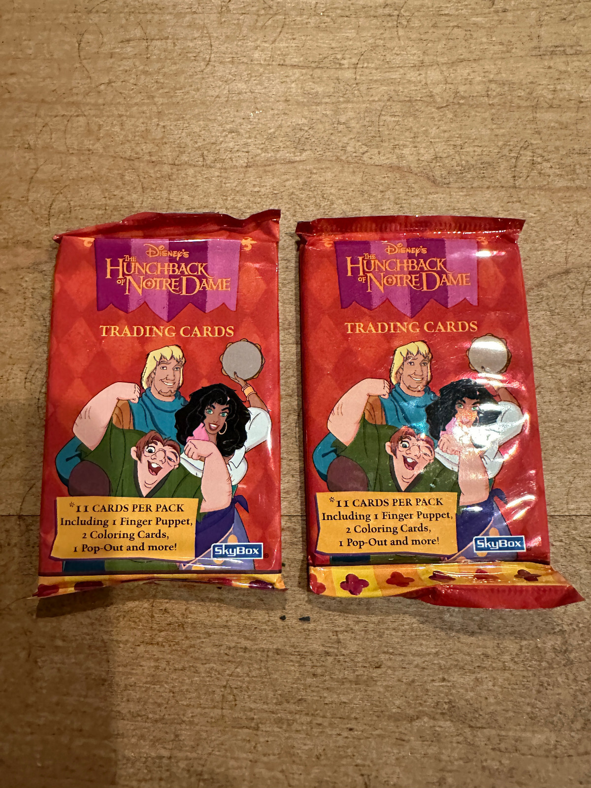 2 Vintage 1995 DISNEY'S HUNCHBACK OF NOTRE DAME Trading Cards | eBay