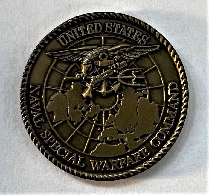 Navy SEAL NSWC Special Warfare Command Challenge Coin HOOYAH SDV Team ...