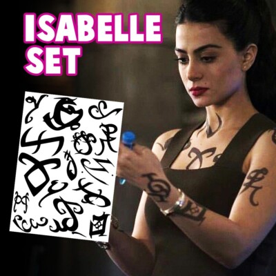 ShadowHunters Isabel Runes FULL Set / ISabelle Shadowhunters Tatoos ...