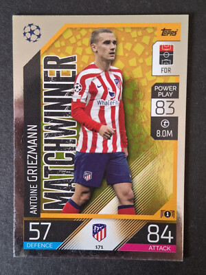Antoine Griezmann 171 Atletico Card Topps Champions League 2022-23 ...