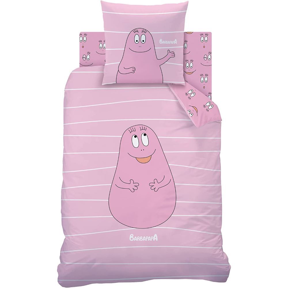 Pink Barbapapa Quilt Cover Set - Single Bed | eBay