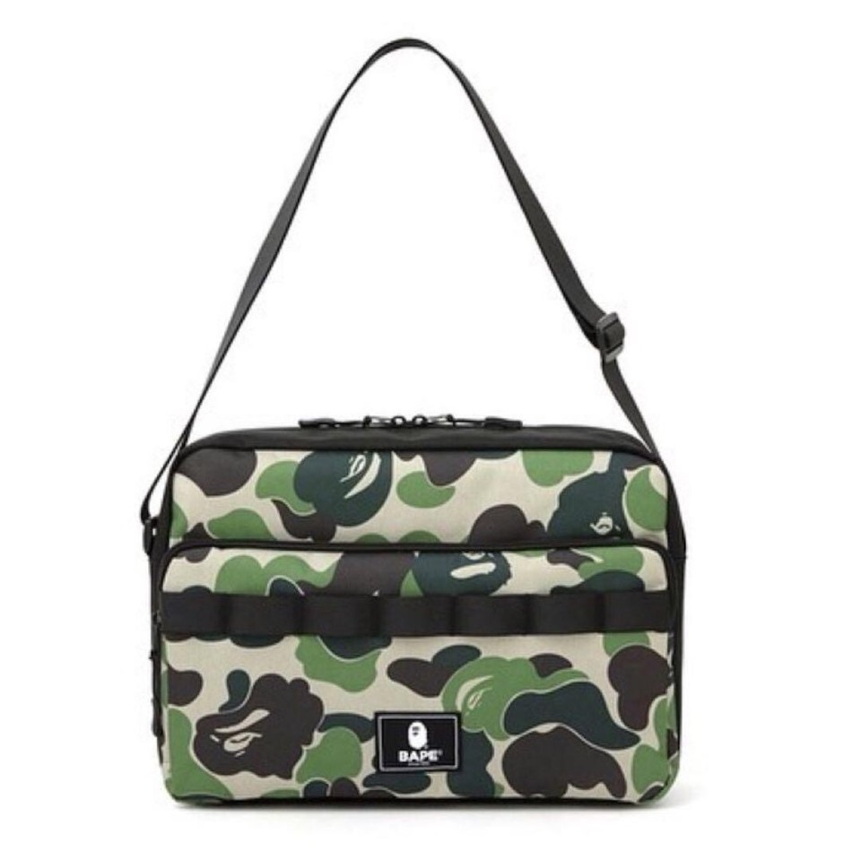 BAPE A Bathing Ape Camo Shoulder Bag Crossbody with Carabiner 2021 AW ...