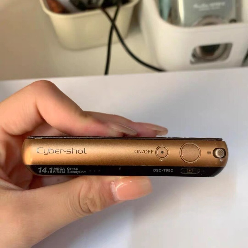 SONY Cyber Shot DSC-T99D 14.1MP CCD Vintage Digital Camera 4x Optical ...