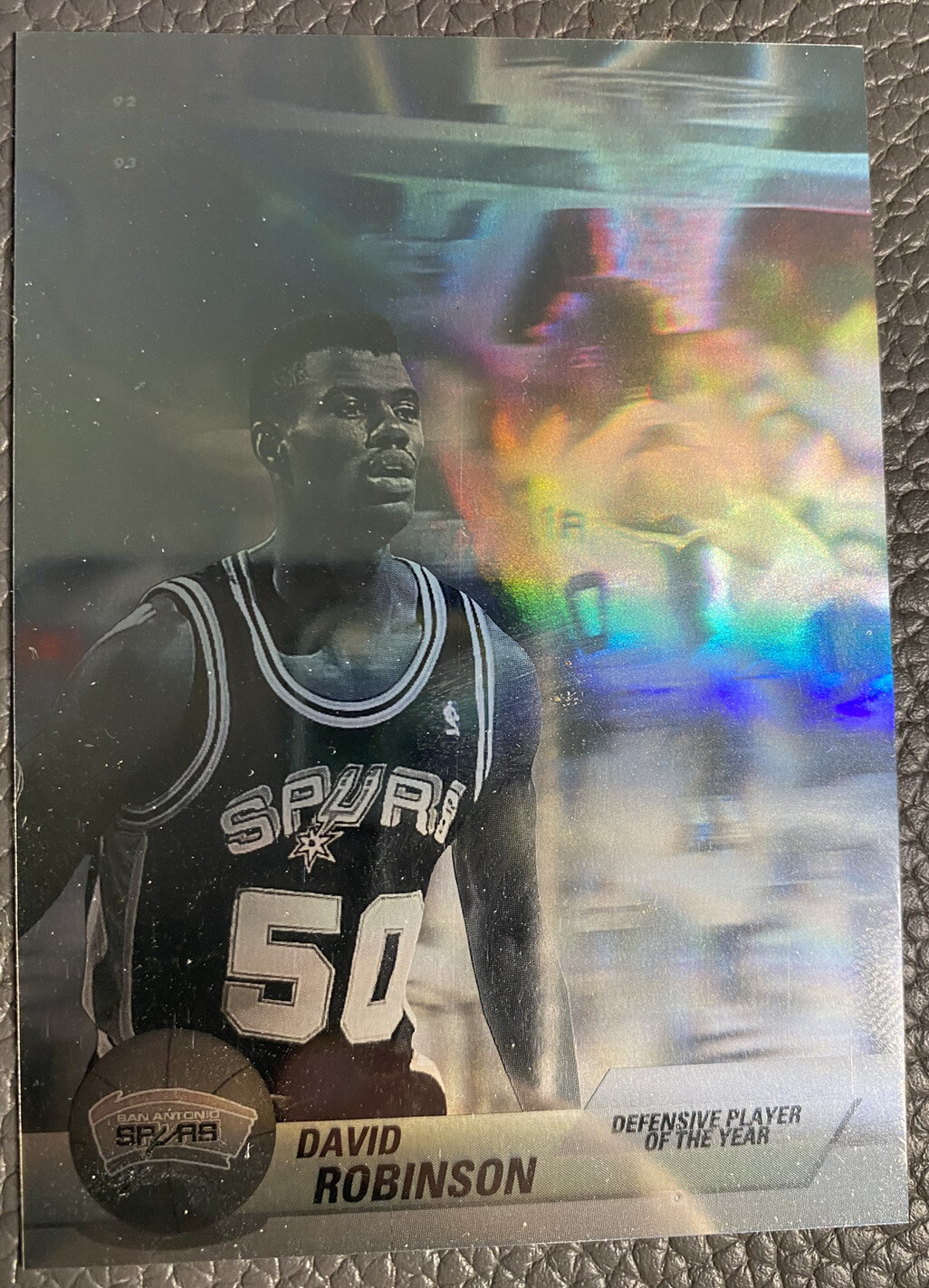1992-93 UPPER DECK david robinson dpoy award winner spurs hologram holo ...