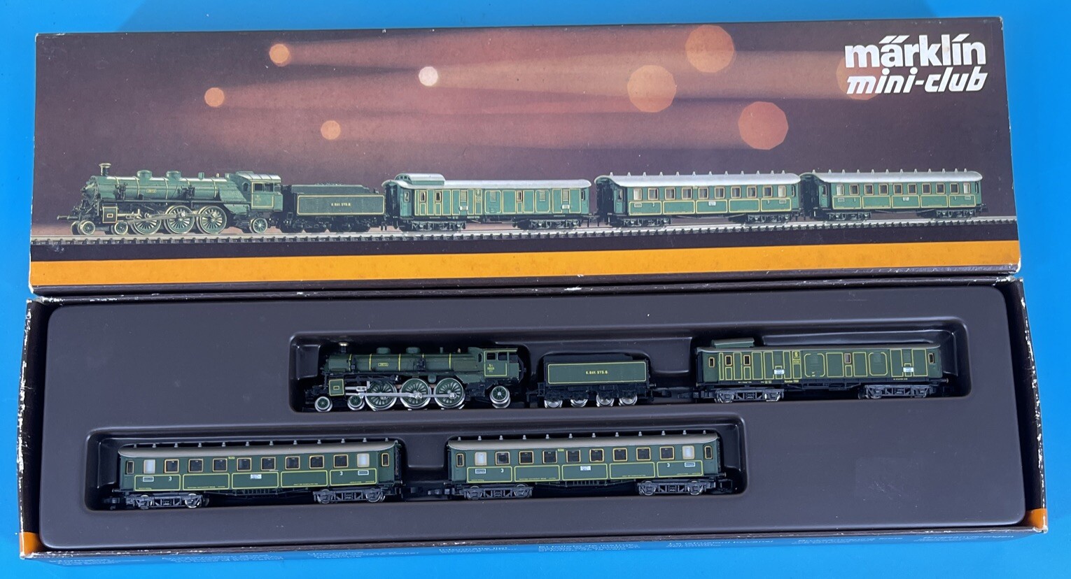 Z Marklin 8102 K.Bay.Sts.B Bavarian S3/6 4-6-2 Loco Passenger Set ...